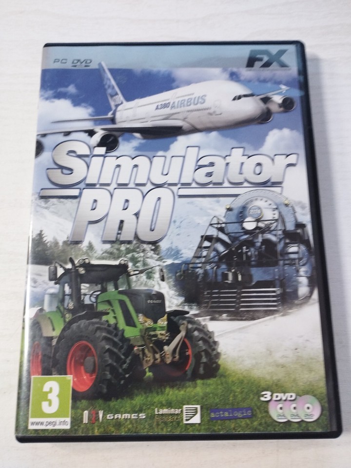 Simulator Pro X-Plane 8 Trainz 12 Pro Farm - PC Game DVD-Rom Spanish ...