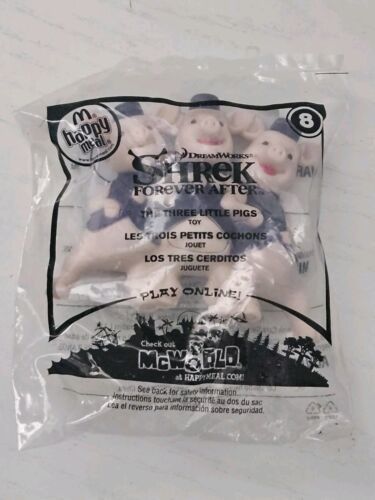 Shrek Forever After- McDonalds Happy Meal Toy 2010- The Three Little ...
