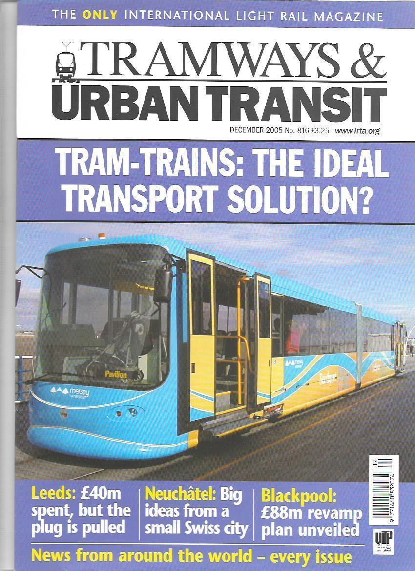 Tramways & Urban Transit Magazine-December 2005 No.816 DH ...