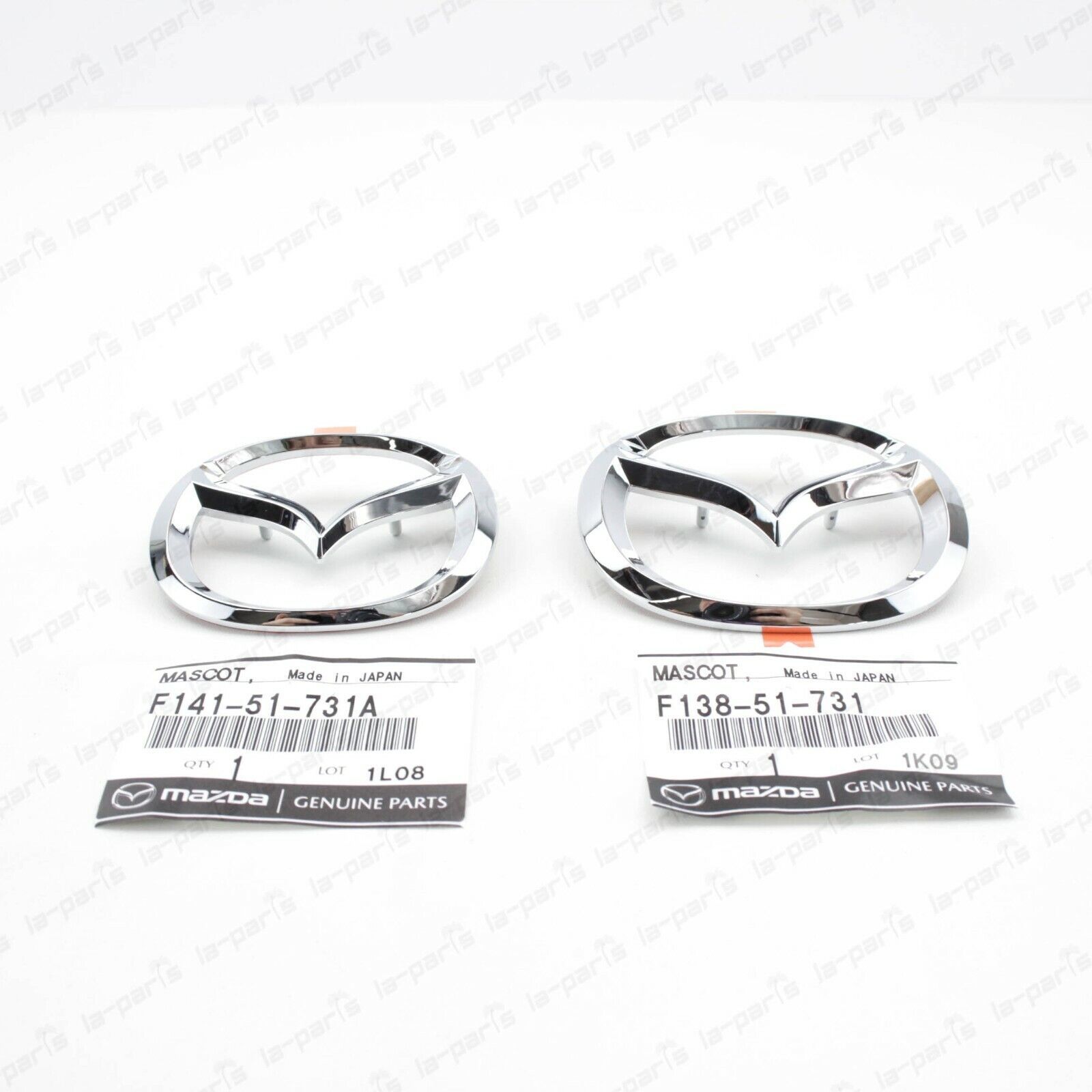 NEW GENUINE MAZDA RX-7 FD3S FRONT & REAR BADGE EMBLEM SET JDM SPIRIT R ...