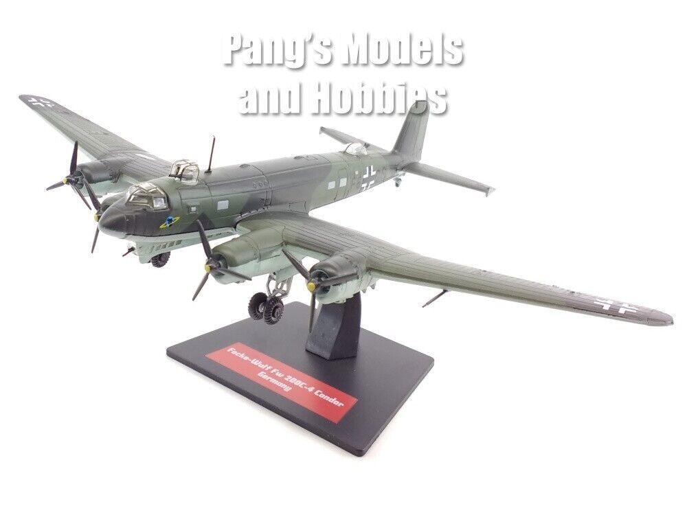 Fw 200c Fw-200 Condor German Patrol Bomber - 1/144 Scale Diecast Model ...