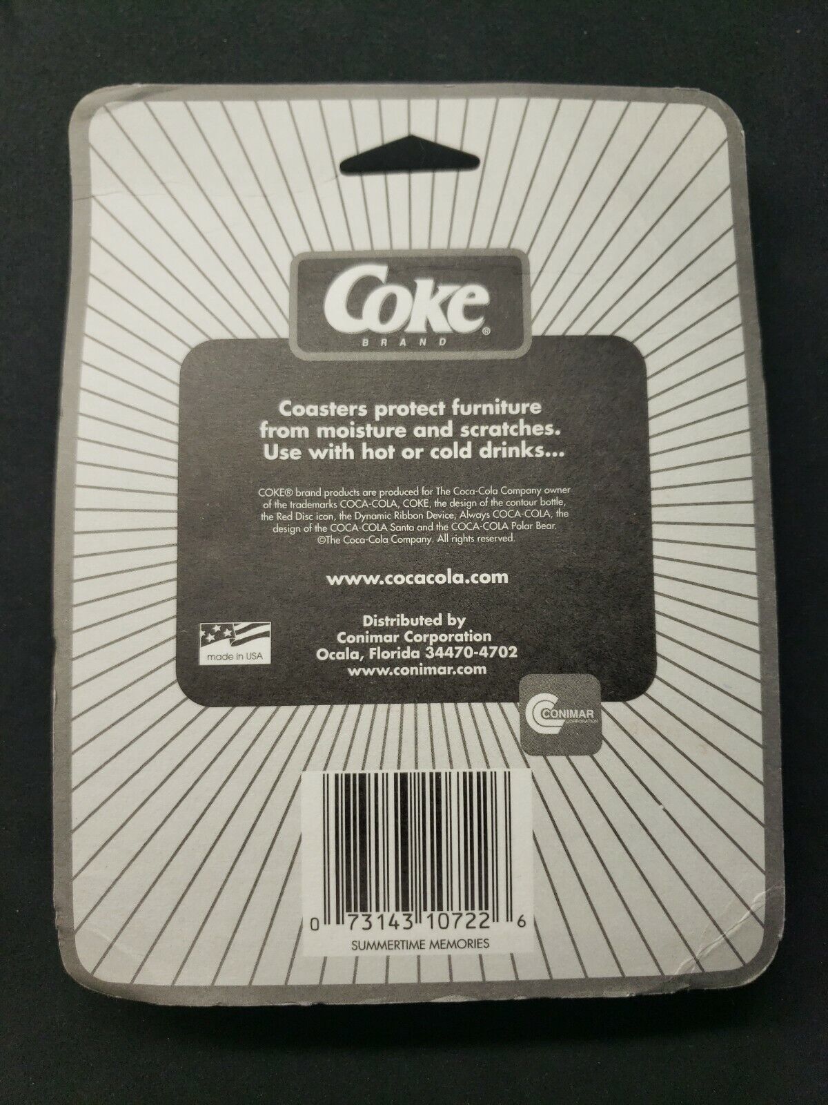 2003 Coca Cola Yippie Food and Coke Plastic Deco Coasters 4 in. Set of ...