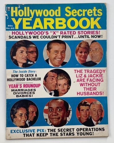 VTG Hollywood Secrets Yearbook No. 20 1971 Jackie Kennedy & Ari Onassis ...