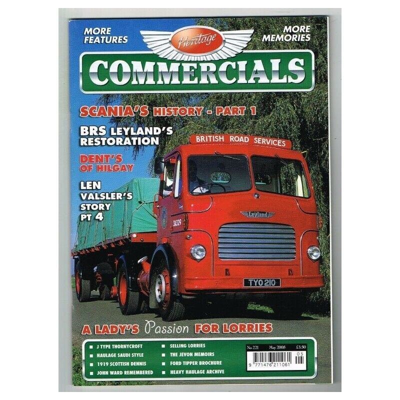 Heritage Commercials Magazine May 2008 mbox722 Scania's History Pt 1 ...
