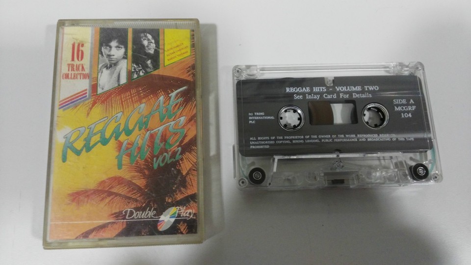 REGGAE HITS VOL.2 BOB MARLEY TAPE TAPE CASSETTE 16 TRACKS- show ...