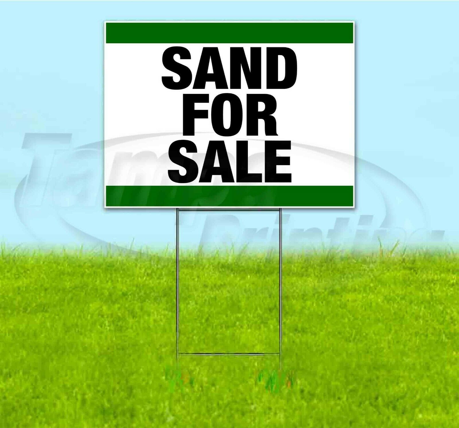 SAND FOR SALE 18x24 Yard Sign WITH STAKE Corrugated Bandit BUSINESS ...