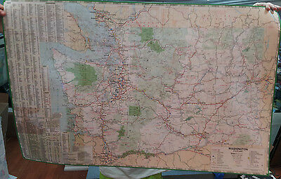Washington State Highway Laminated Wall Map - Maps & Atlases