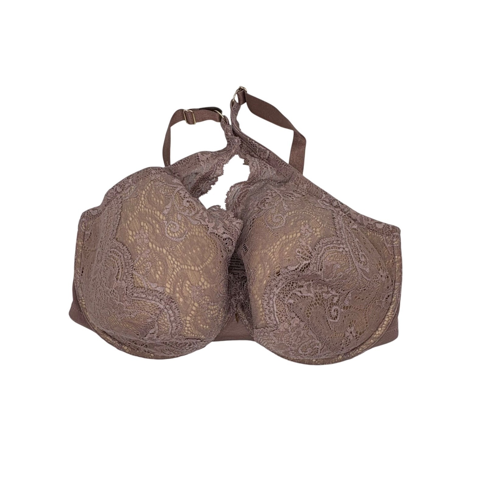 Thirdlove 24/7 Lace Contour Plunge Bra 36G Brown Lace - Bras & Bra Sets