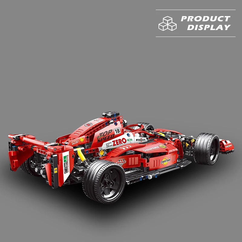 Famous RSR Super Racing Car F1 Sports Car Vehicle Building Blocks ...