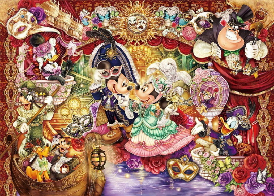 Mickey And Minney Mouse Venice Carnival ceramic tile mural backsplash ...