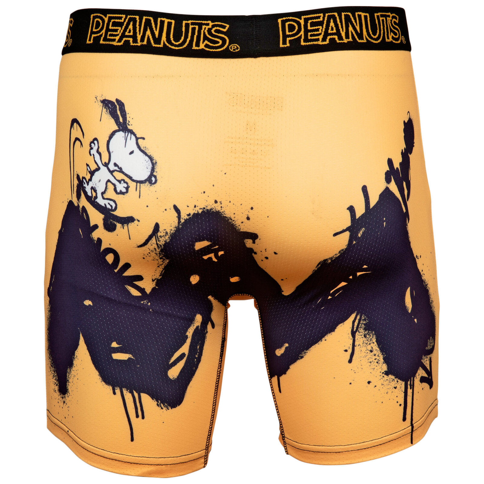 Peanuts Classic Charlie Brown Stripe in Graffiti Boxer Briefs Yellow ...