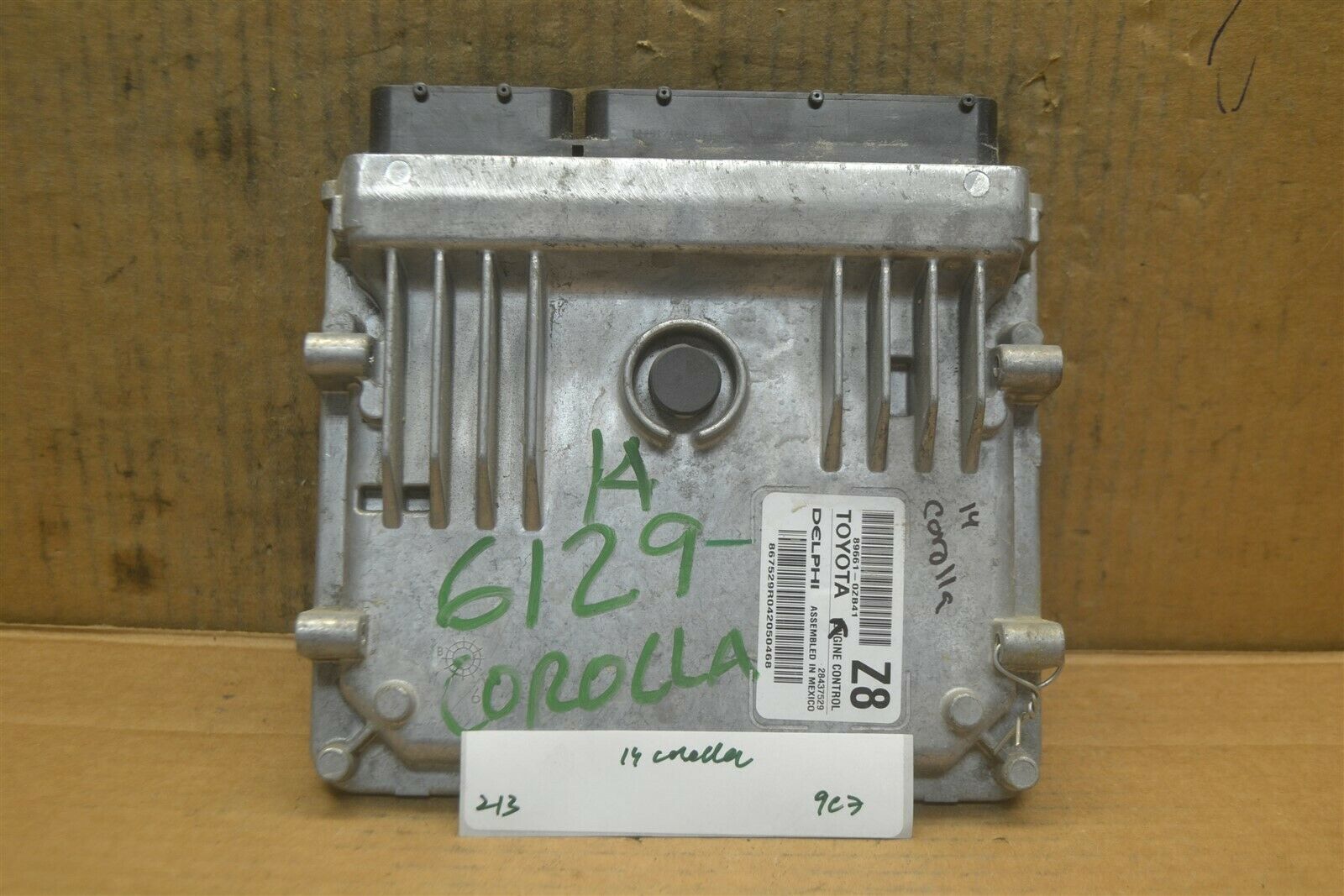 2014 Toyota Corolla Engine Control Unit ECU 896610ZB41 Module 213-9c7 - Car & Truck Parts ...