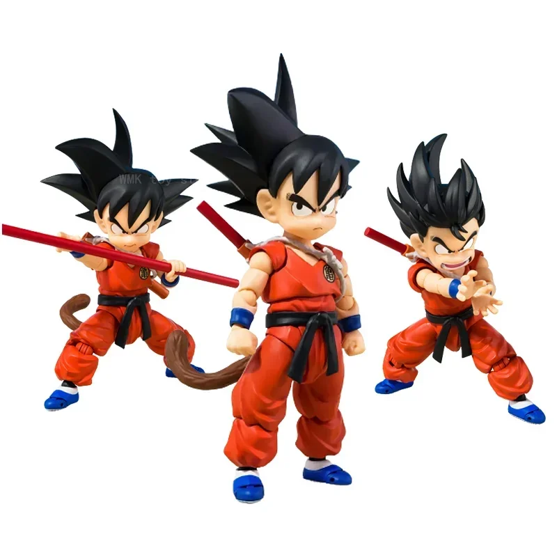 Original Anime Dragon Ball Shfiguarts Son Goku Figurine Innocent Challenger Action Figures
