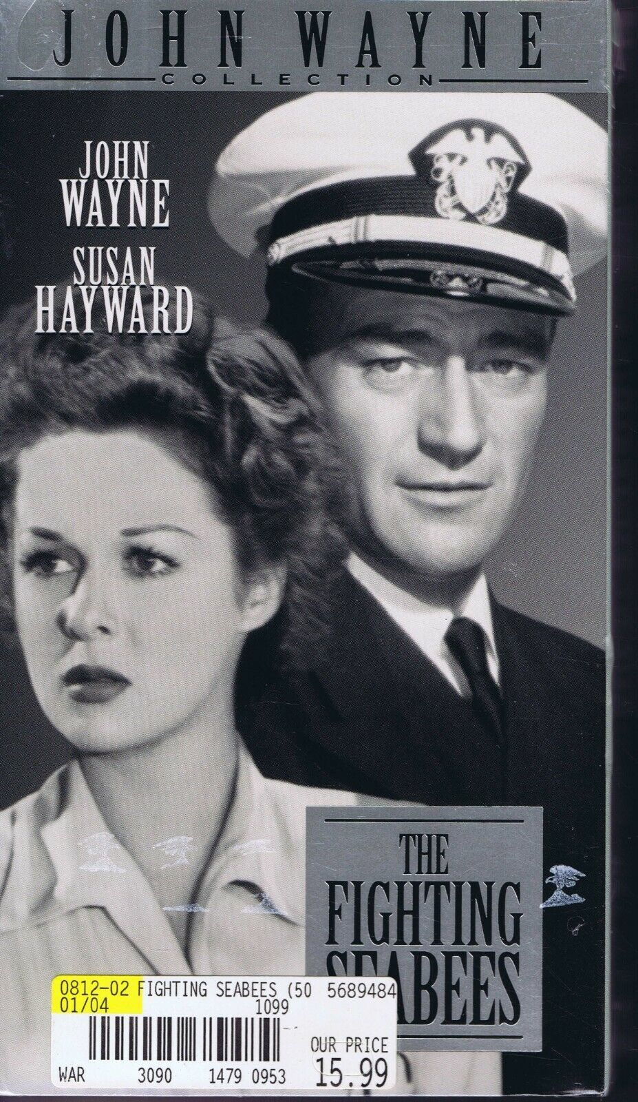VINTAGE SEALED VHS The Fighting Seabees John Wayne Susan Hayward - VHS ...