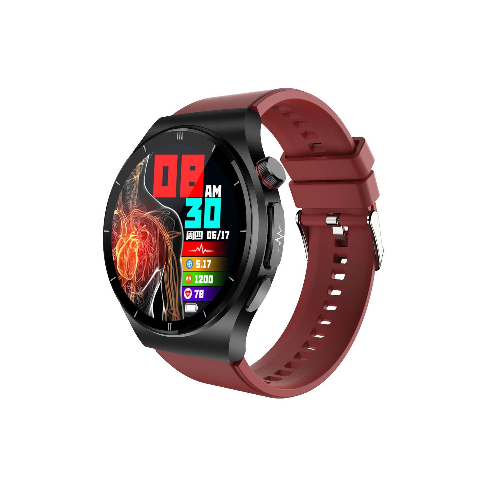ET340 Smart Watch, Bluetooth call ECG uric acid blood lip - Smart Watches