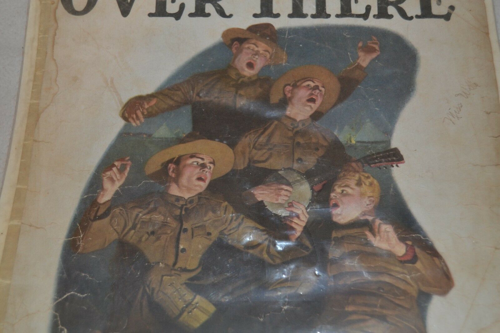 Vintage 1918 Over There Sheet Music Norman and 50 similar items