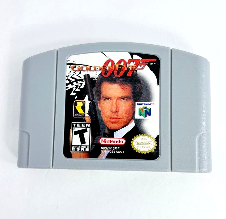 Vintage Nintendo 64 James Bond Goldeneye 007 Video Game Cartridge ...