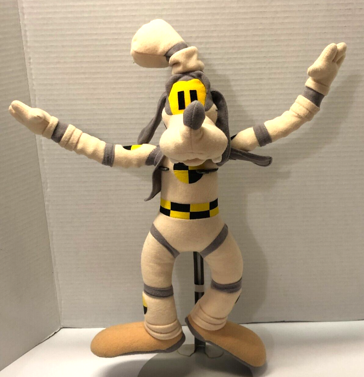 Disney CRASH TEST DUMMY GOOFY Poseable 17" Plush Figure - Plush Toys