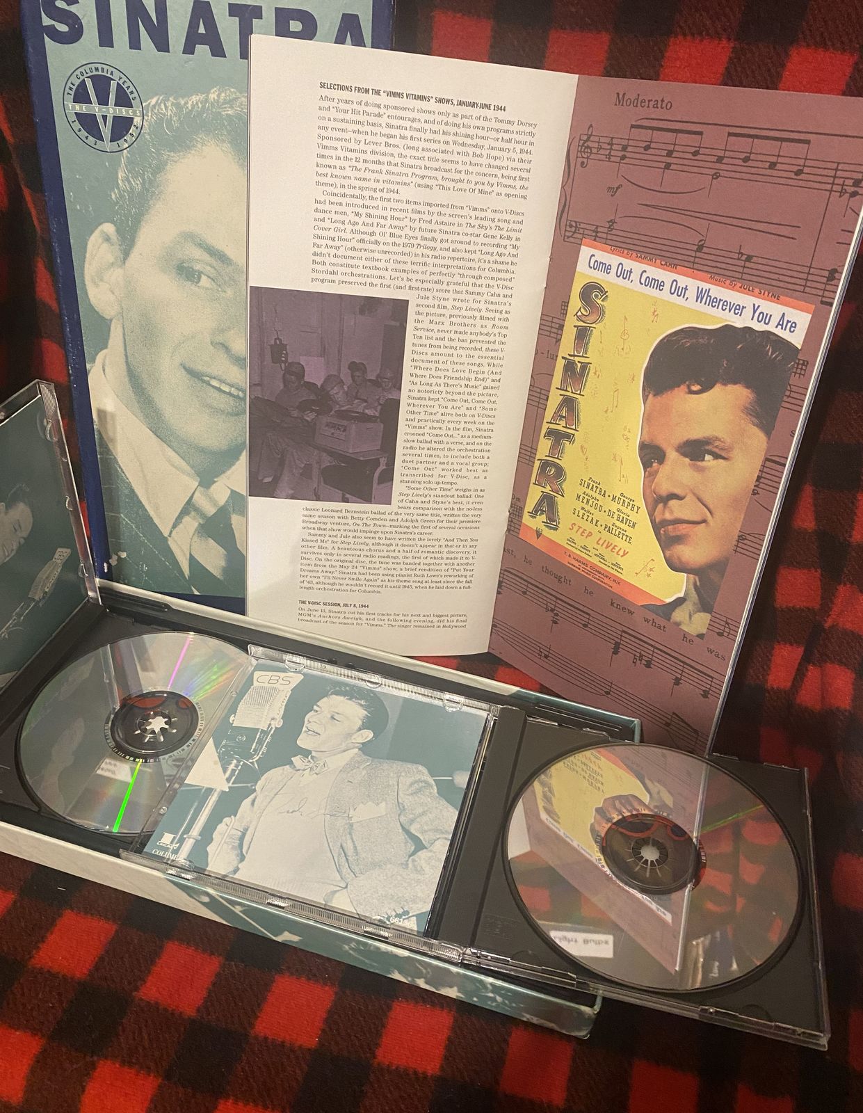 Vintage 2 CD Set Frank Sinatra The Columbia Years 1943-1952 The V-Discs ...