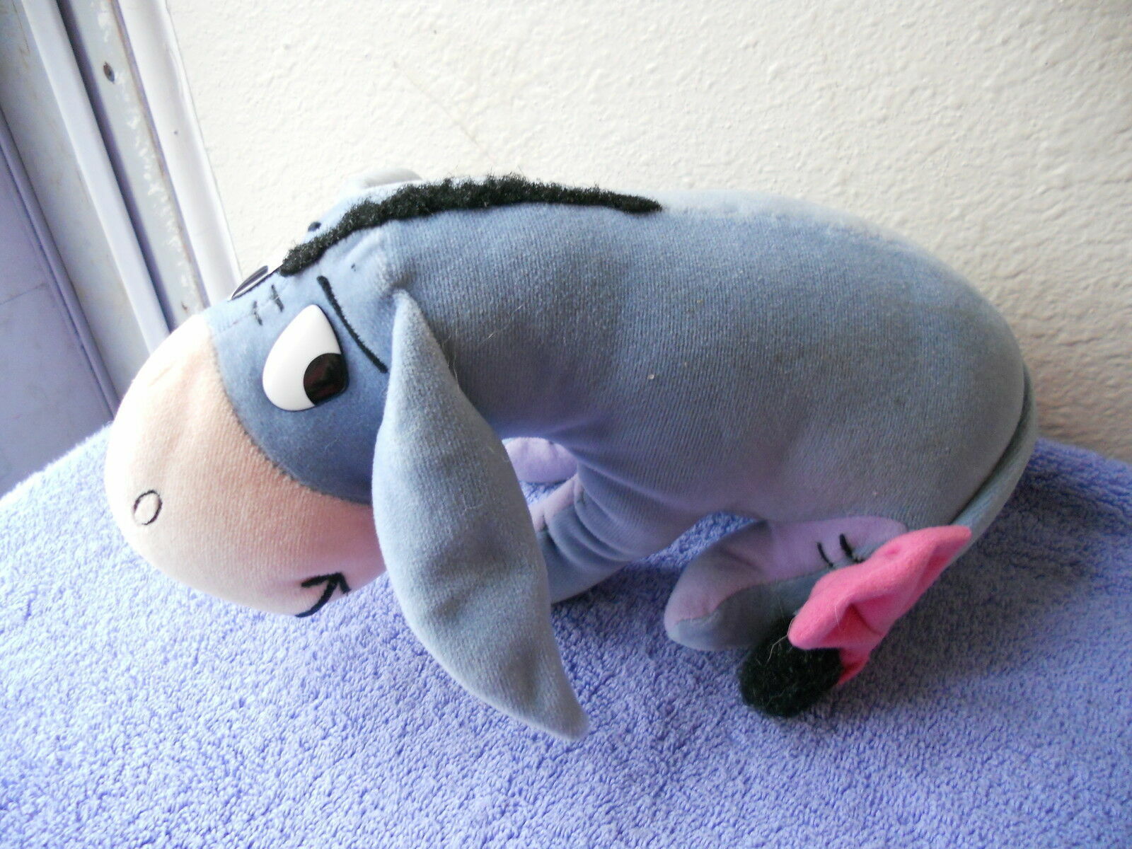 Mattel Winnie the Pooh Plush Eeyore Stuffed Animal Toy 11 in Lgth - Disney