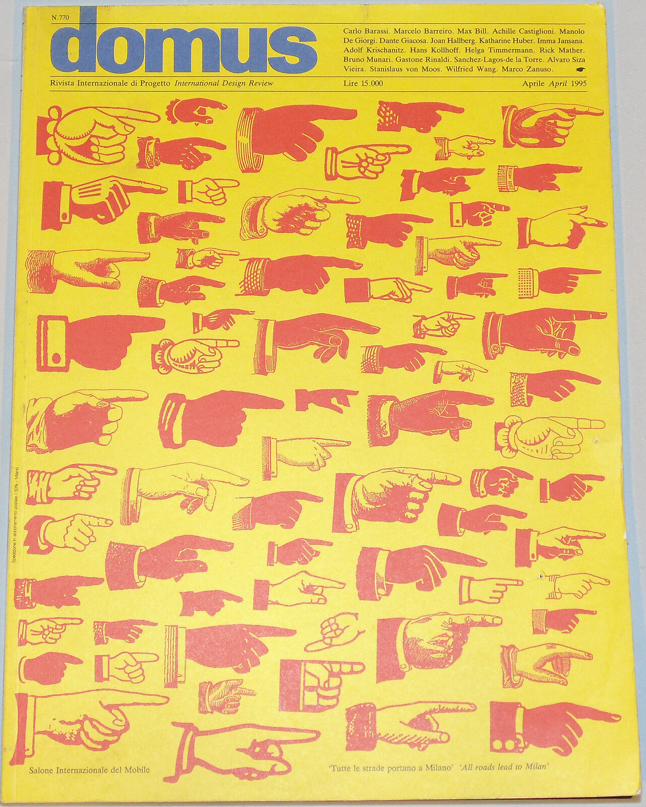 Domus Magazine No. 770 - April 1995 Italian Architecture and Design ...