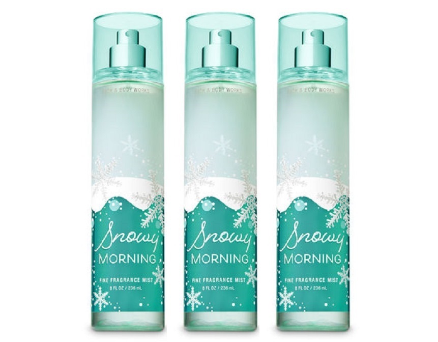 Bath & Body Works Snowy Morning Fine Fragrance Mist - Lot of 3 - Women