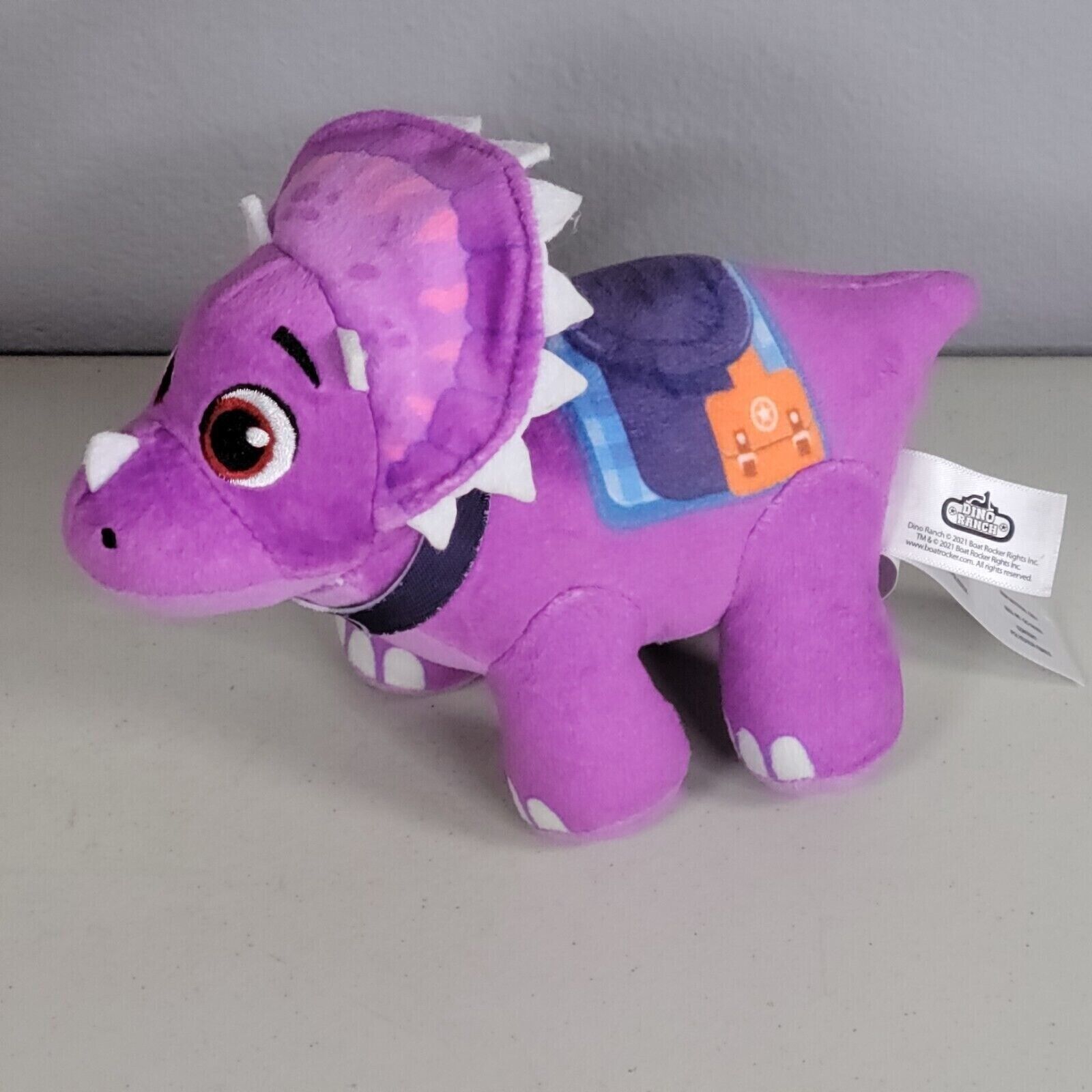 Dino Ranch Tango The Triceratops Dinosaur Plush 2021 6" Stuffed Animal Soft Toy - Other