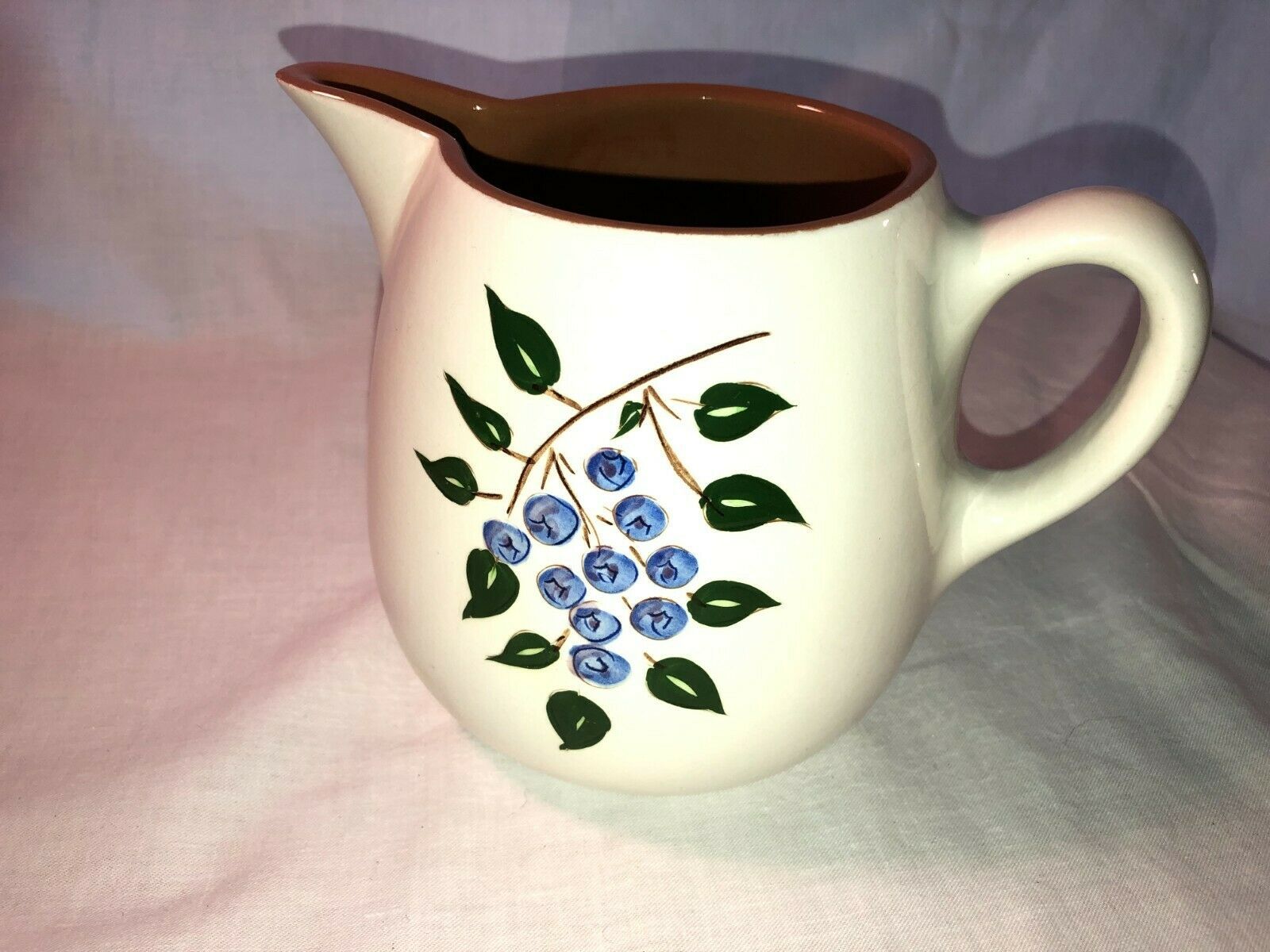 Vintage Stangl Pottery Dinnerware Blueberry Milk Pitcher AS IS - Jugs ...