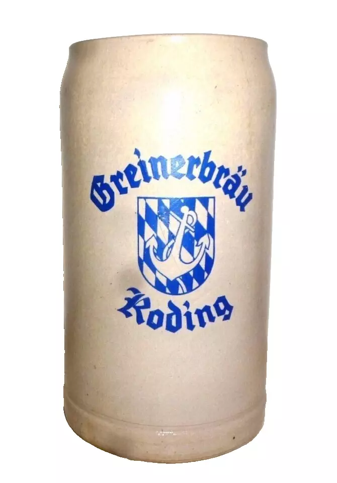 Greiner Brau Roding Masskrug German Beer Stein - Germany