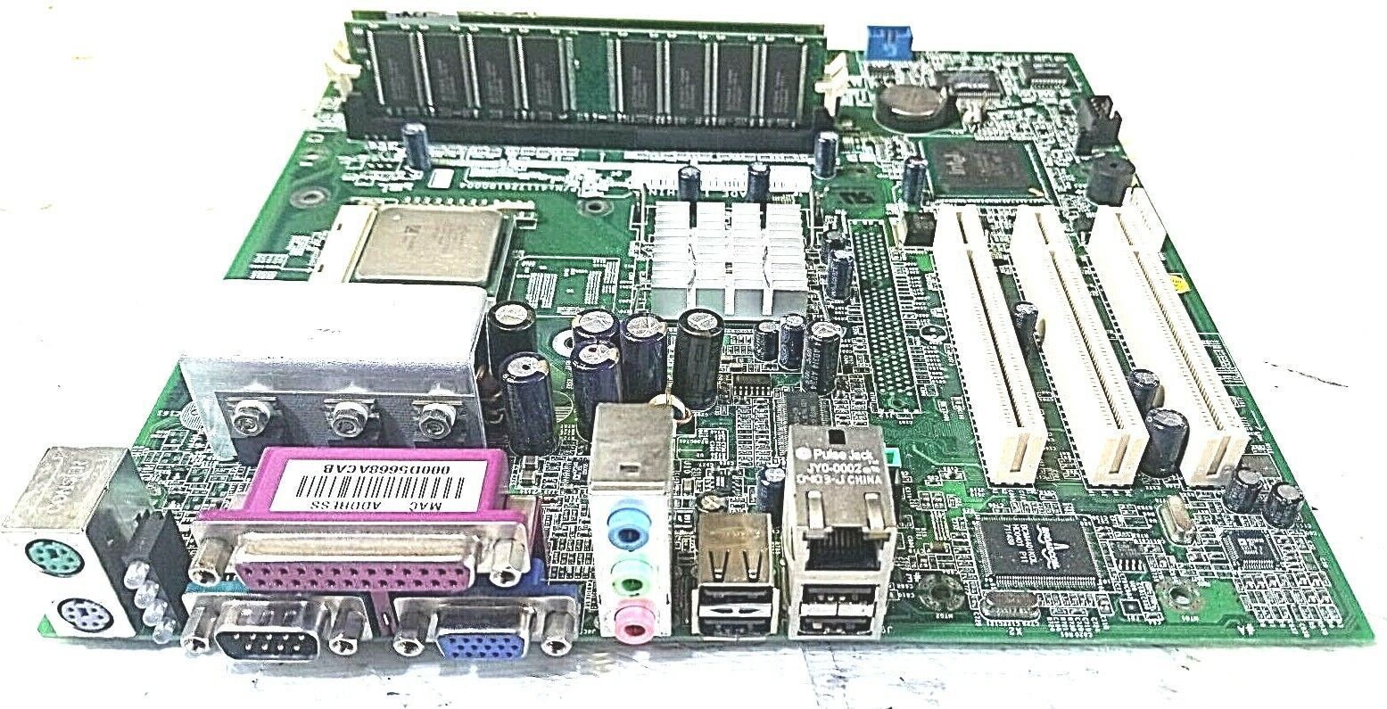 DELL 0G1548 MOTHERBOARD + 2.66GHz INTEL PENTIUM 4 SL6PF CPU + 2.5GB RAM ...
