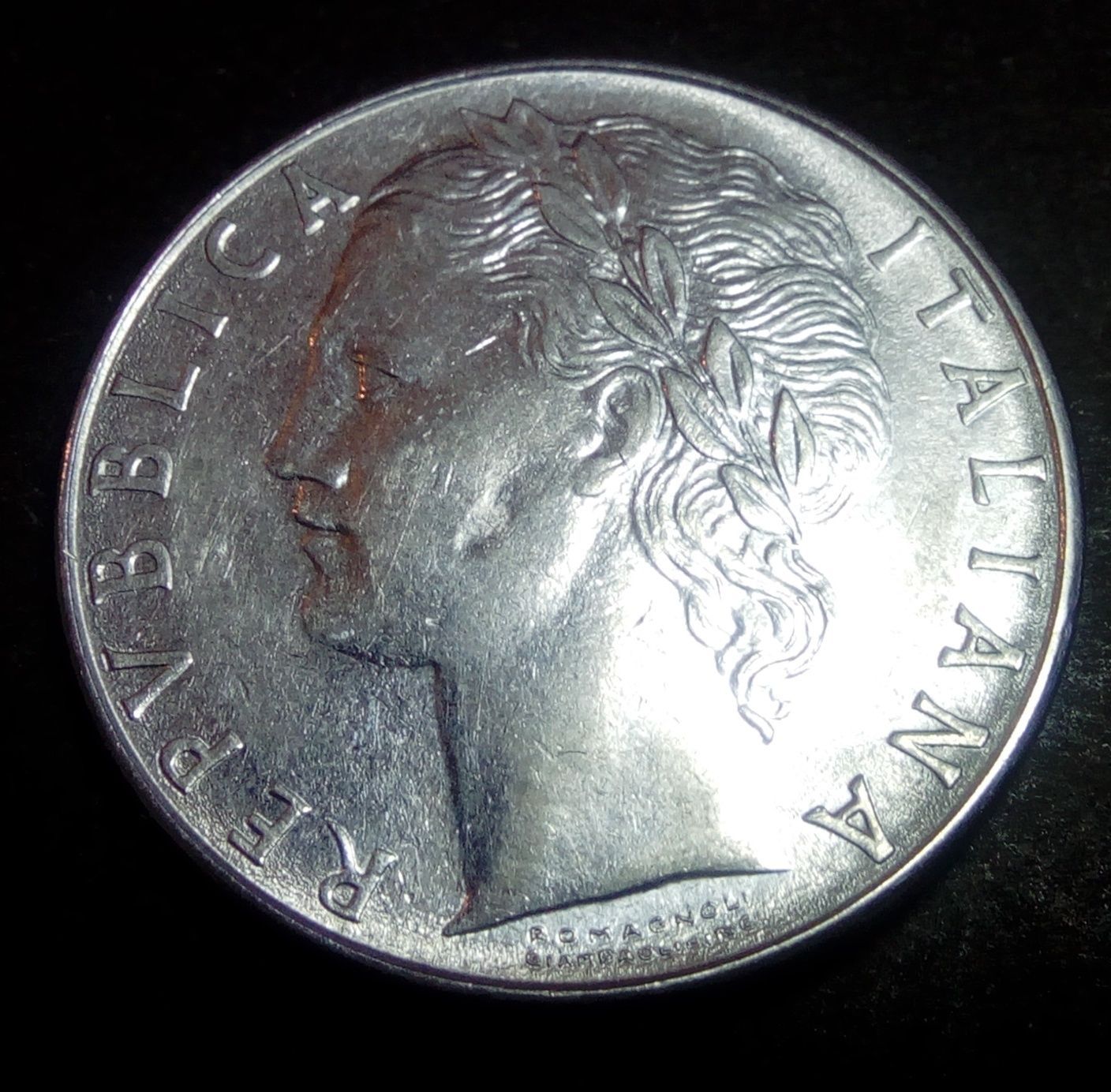 Italy 100 Lire 1979 Coin Minerva Olive Tree Athena - Other Italy 100 Lire 1979 Coin Minerva Olive Tree Athena - Other