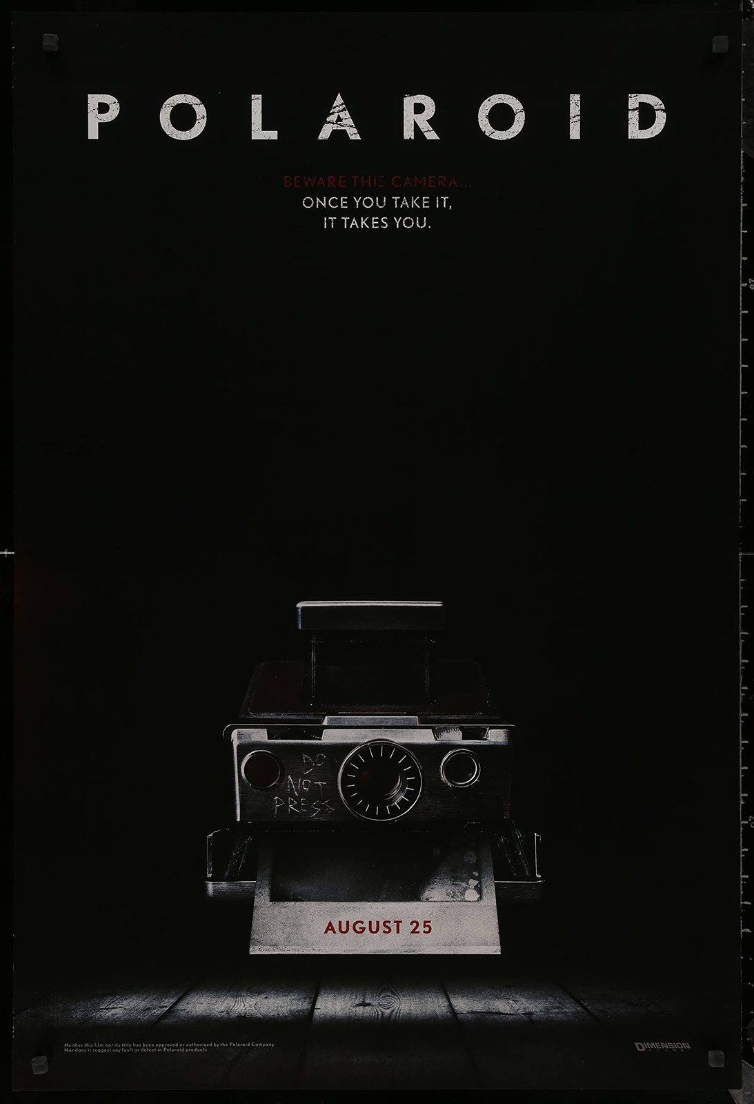 POLAROID - 27"x40" D/S Original Movie Poster One Sheet 2017 Horror ...