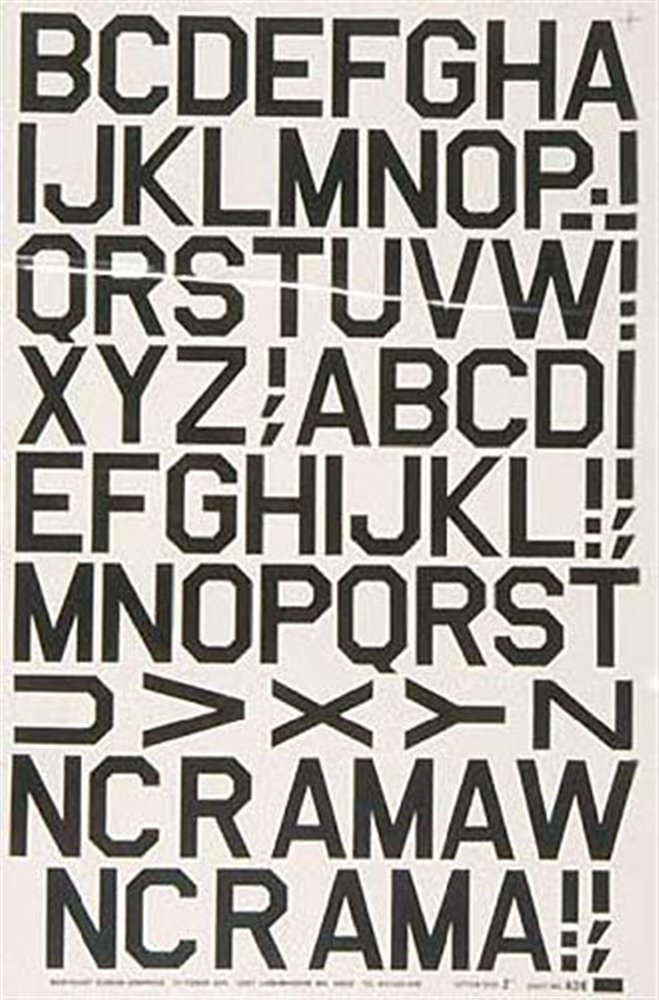 Major Decals Pressure Decal Alphabet Black 2" MAJ428PB - Toys & Hobbies