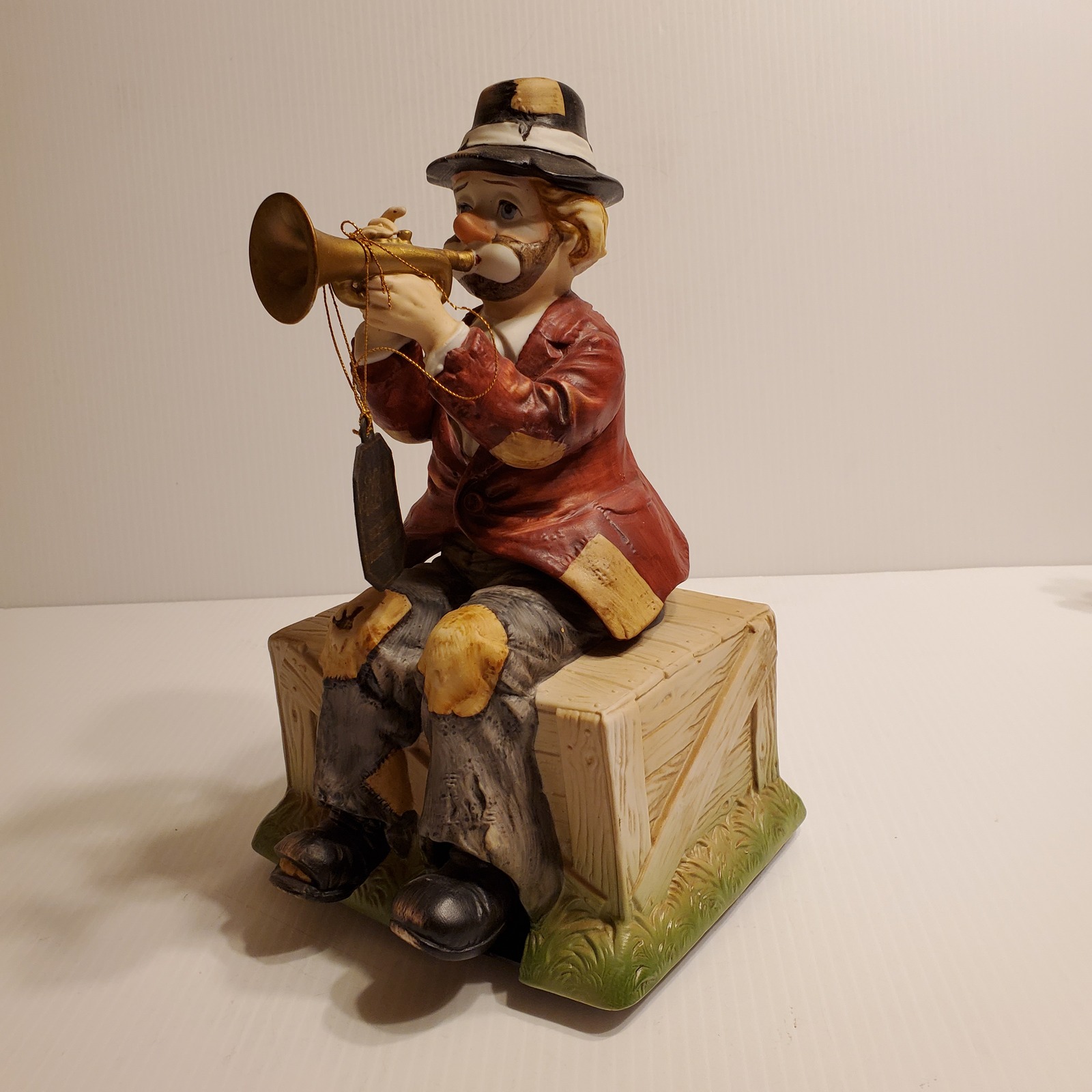 Melody in Motion Clown Willie The Hobo Music Box Waco NOT WORKING AS IS ...