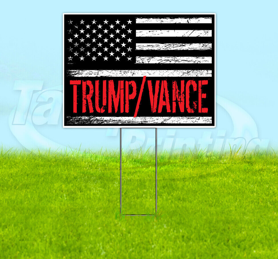 TRUMP VANCE 2024 MAGA FJB 18x24 Yard Sign Snipe Election YS00063 ...