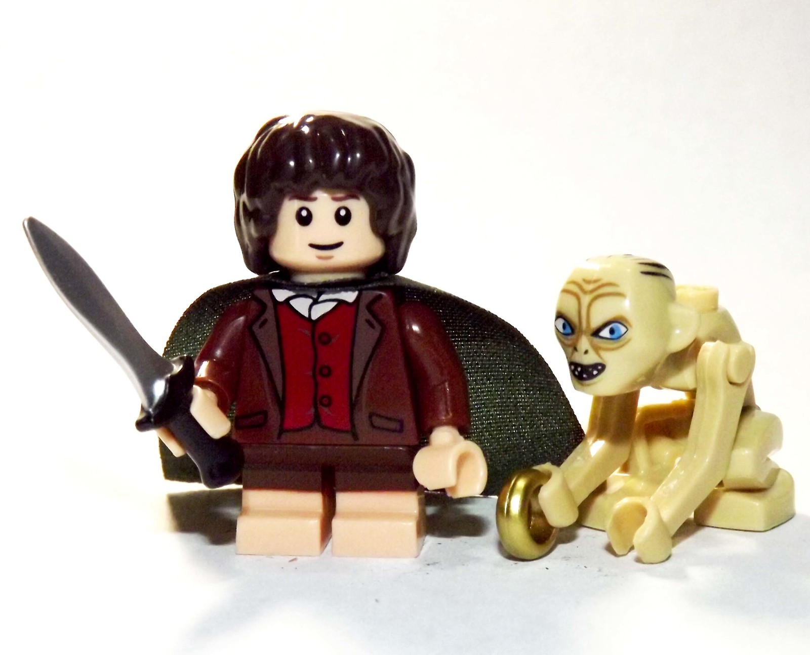 Minifigure Frodo With Gollum Lotr Lord Of The Rings Hobbit US Seller ...