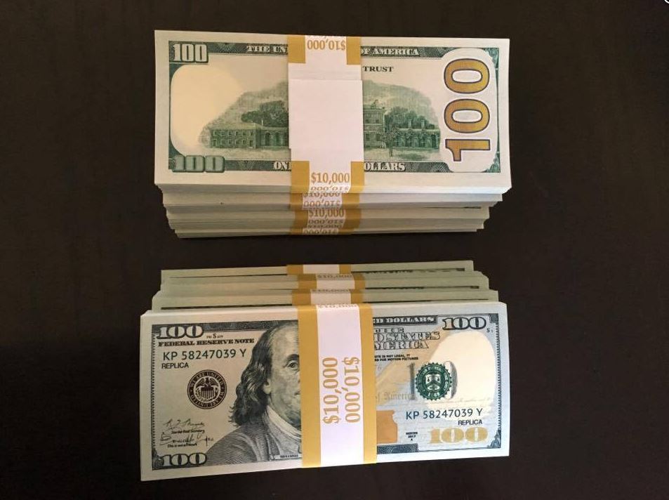 Full Print Realistic Prop Money New Dollar Bills 100K Cash Fake Movie ...