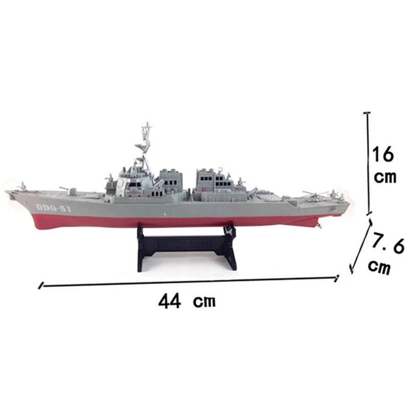 2X Guided Missile Destroyer Ship Model Static Toys With Display Stand ...