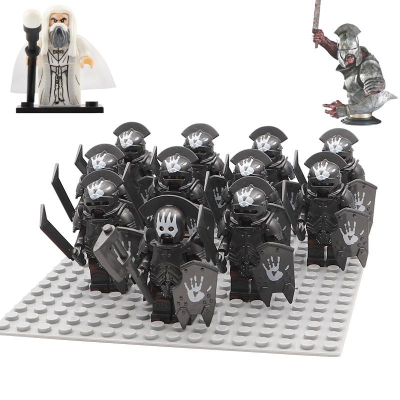 12pcs LOTR Creator Saruman & Uruk hai Orc Soliders Minifigure Set C - Building Toy Complete Sets ...