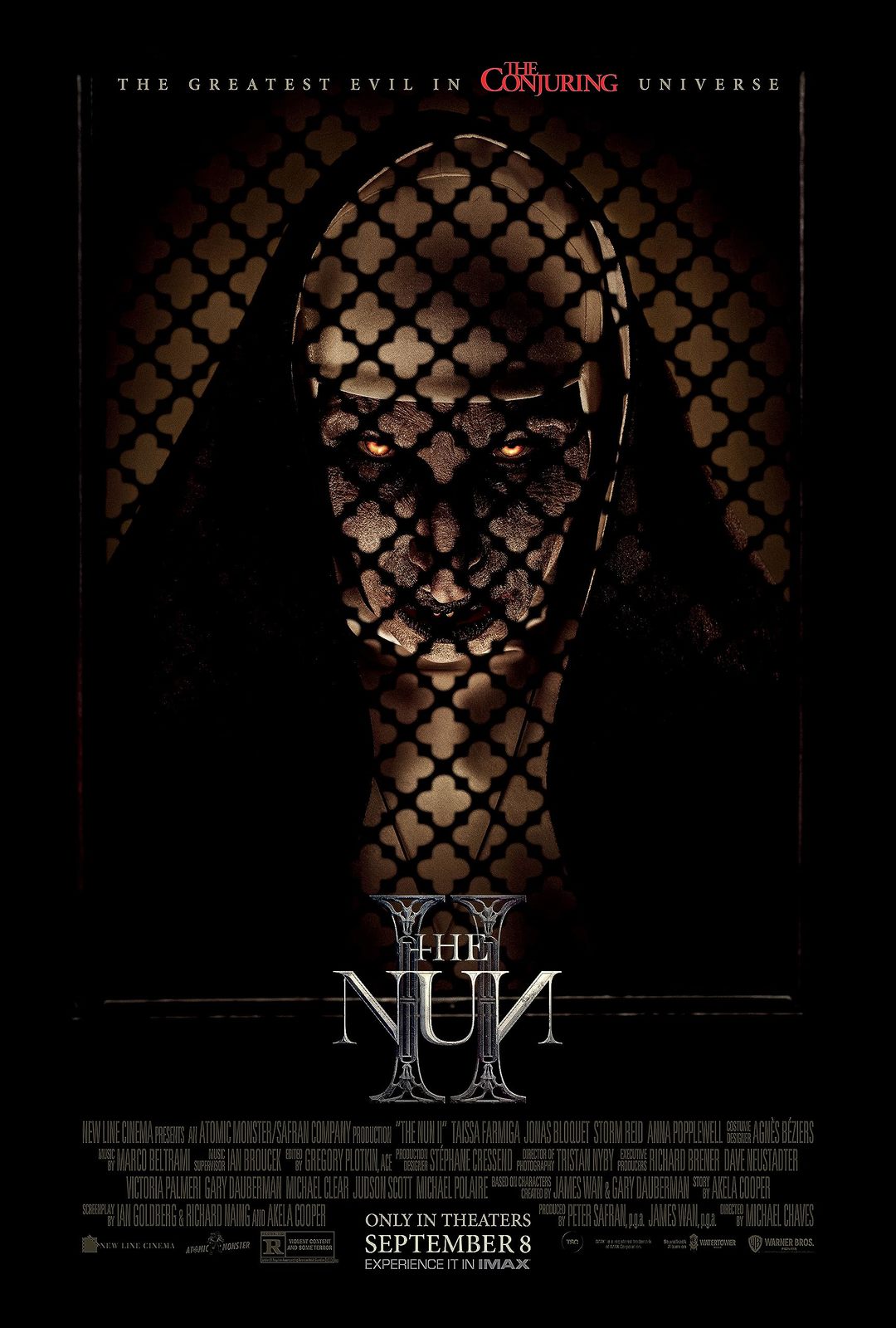 THE NUN II (2) - 27"x40" D/S Original Movie Poster One Sheet 2023 ...