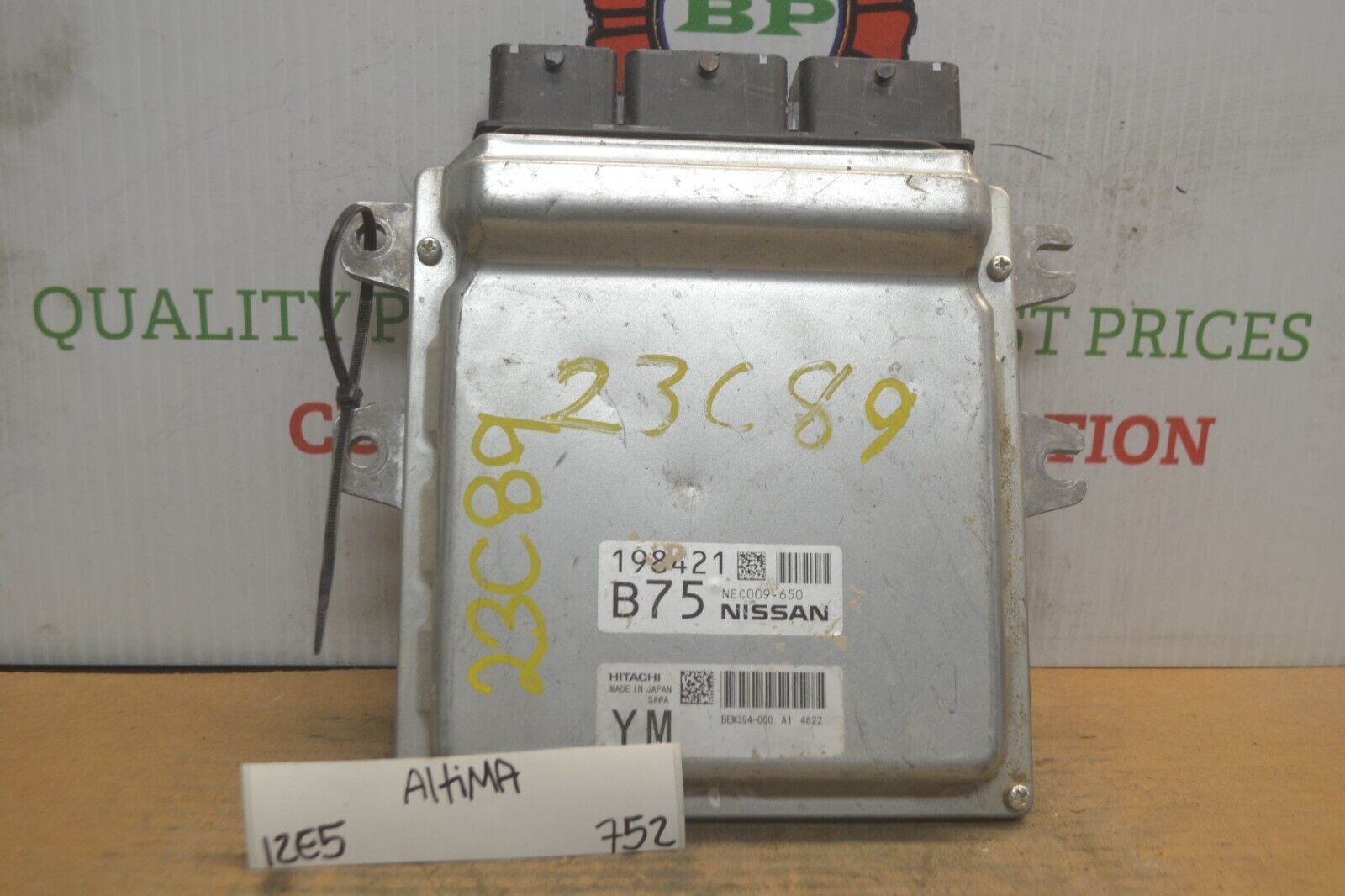 BEM394000A1 Infiniti Q50 2014-2015 Engine Control Unit ECU Module 752 ...