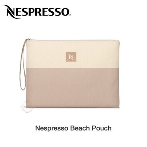 NESPRESSO Upcycled Jute Beach Pouch Travel Bag NIB - Travel & Shopping Bags