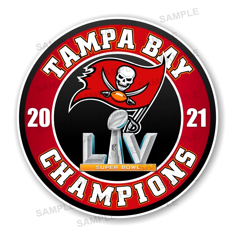 Tampa Bay Buccaneers Super Bowl Champions 2021 Round Precision Cut ...