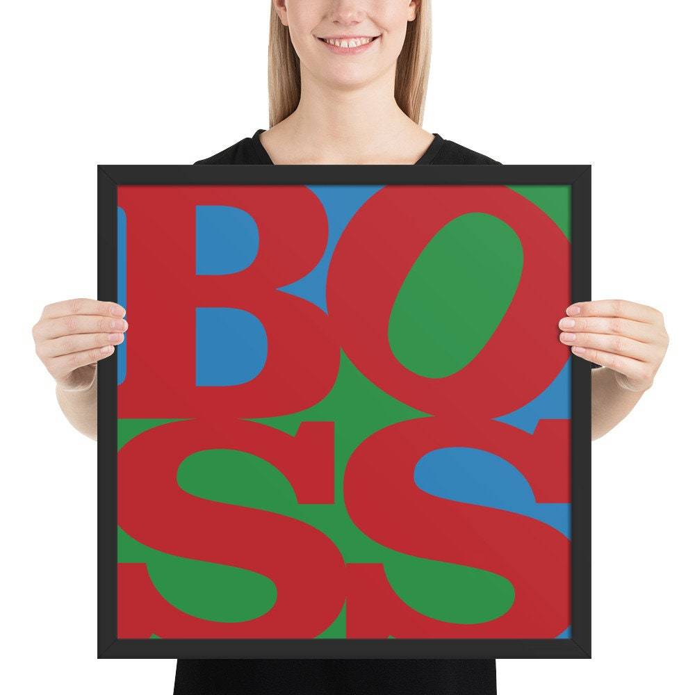 Boss WordPlay original art IX - Art Photographs