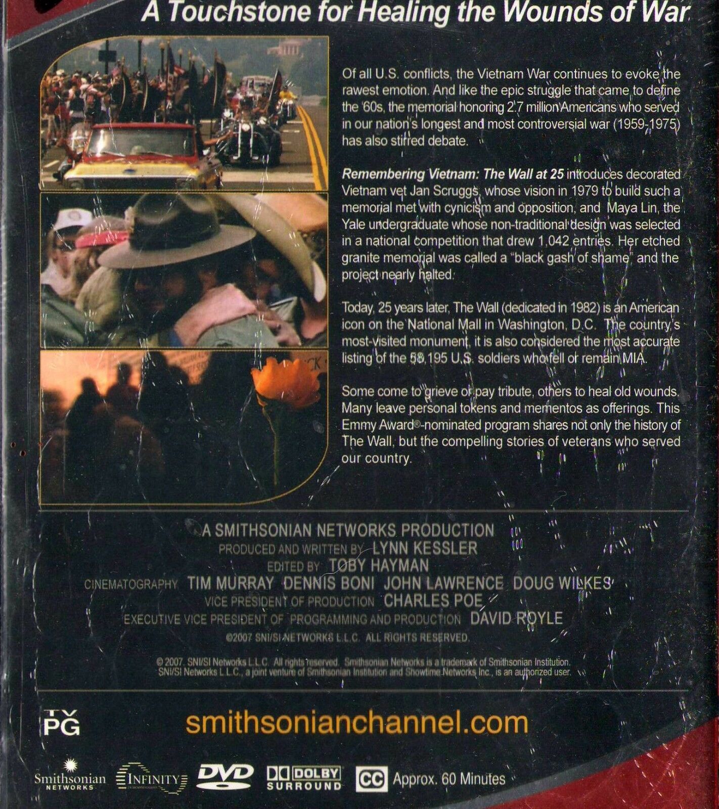 Remembering Vietnam - The Wall At 25 (DVD, 2008) Smithsonian Networks ...