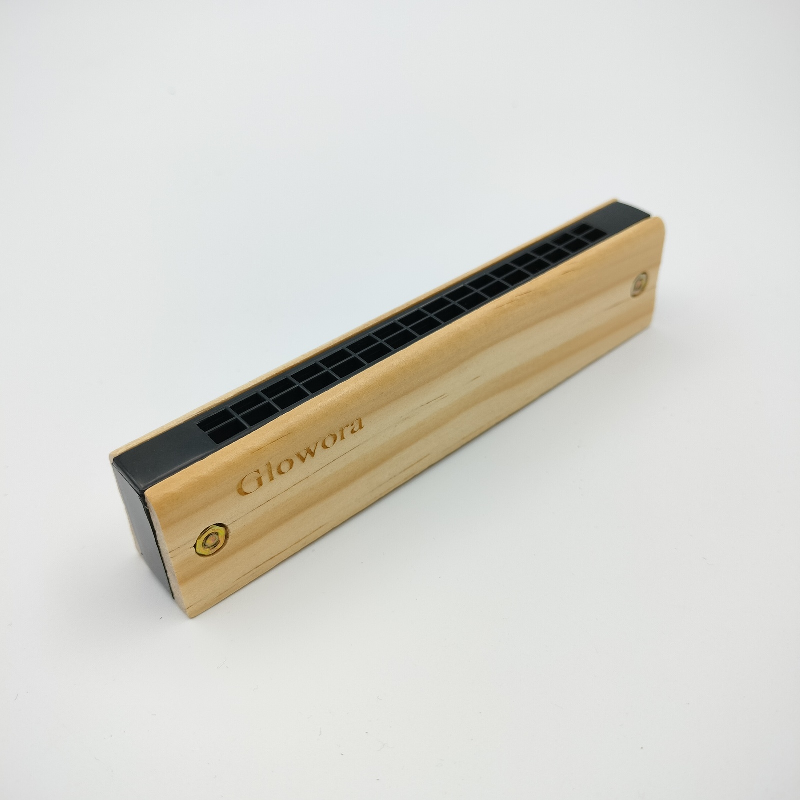 Glowora Harmonicas 16 Holes Translucent Wooden Harmonicas For Kids ...