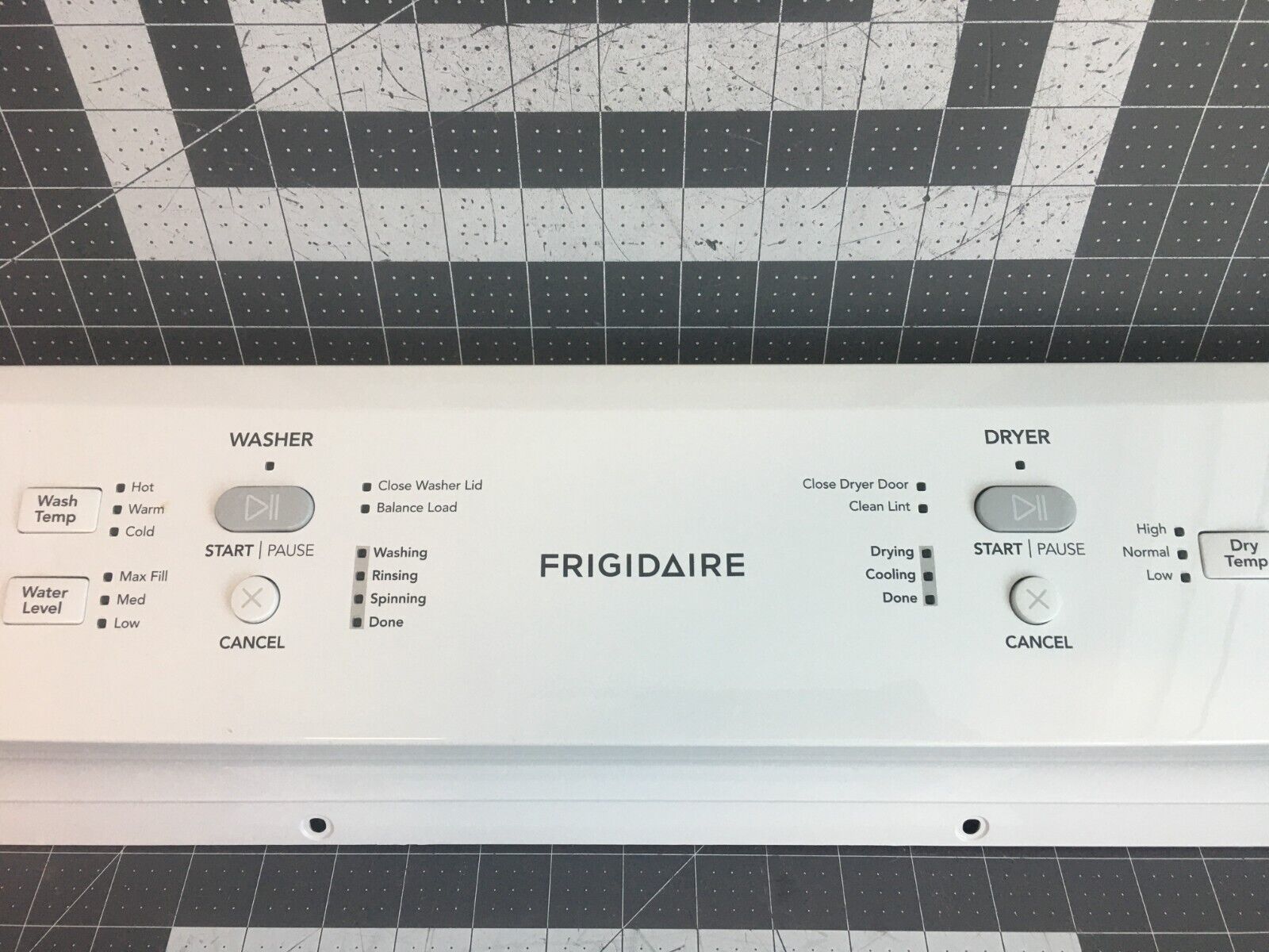 Frigidaire Laundry Center Control Panel P# 5304515801 5304523182 ...