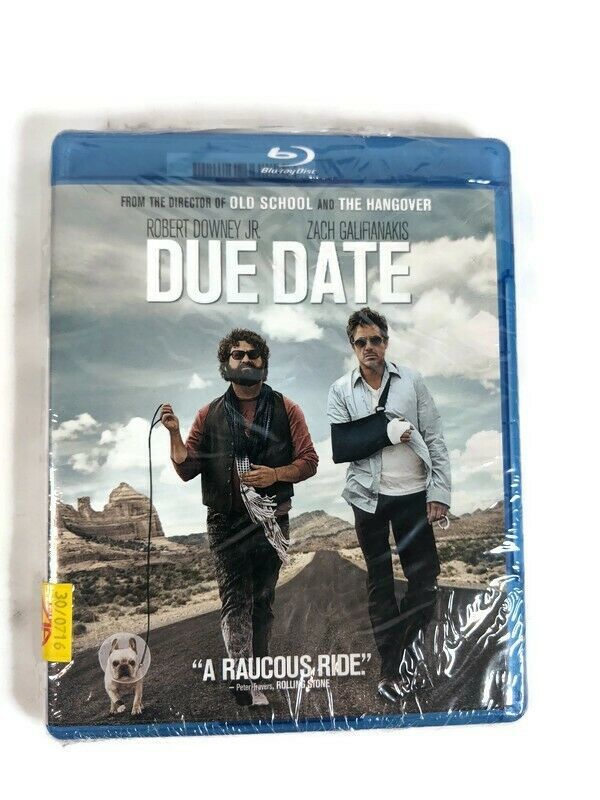 Due Date Blu-ray Robert Downey Jr., Zach Galifianakis pre-owned - DVDs ...