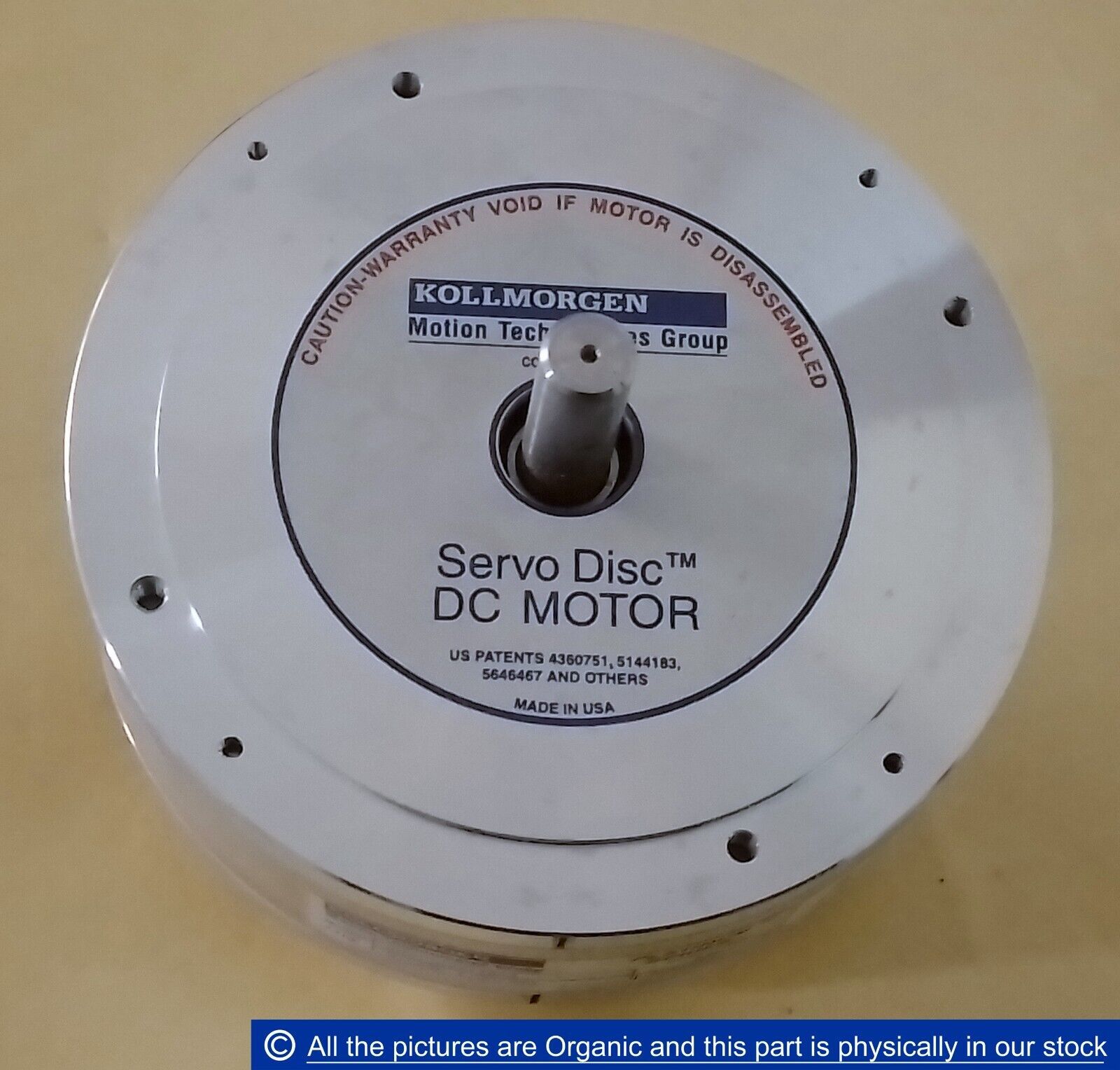 KOLLMORGEN 00D12A02110-1 Servo Disc DC Motor U12DNU-A/807090 - PLC ...