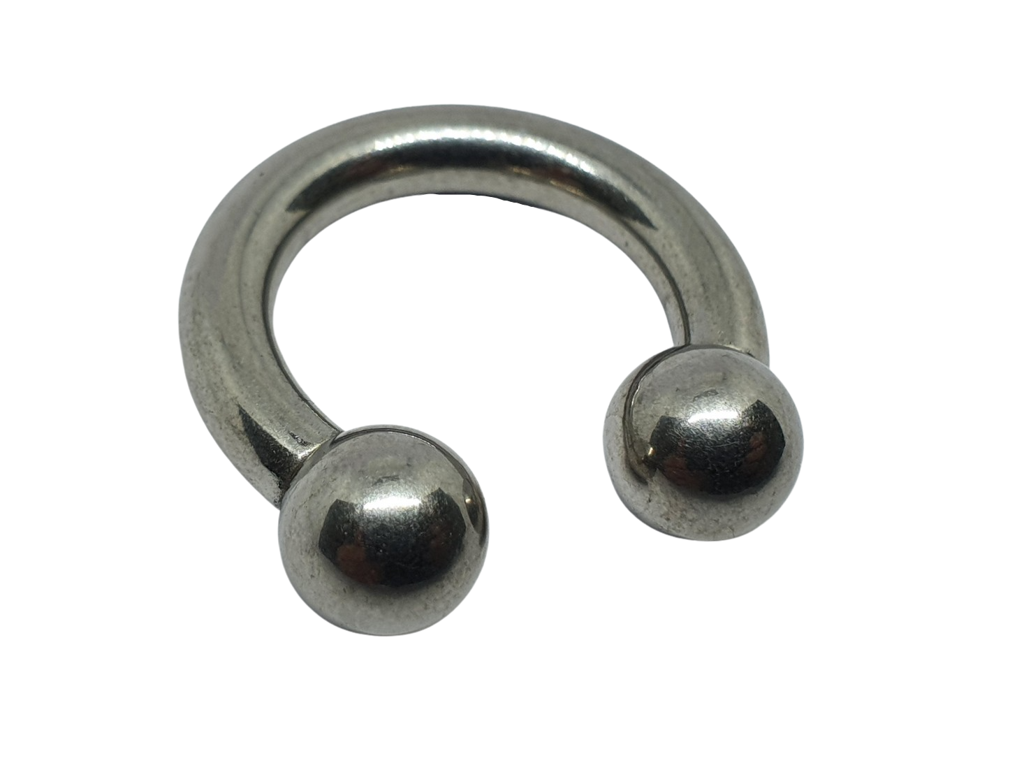 Horseshoe Prince Albert Gauge 6g (4 mm) 316L Steel 8mm Ball 16mm Piercing CBB Uk - Body Jewelry